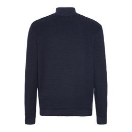 Herren Bolero "Clean Cut Copenhagen Oscar Half-Zip Knit"navy, Gr. XL, Clean Cut Copenhagen, unifarben, 100% Baumwolle, Strickjacken