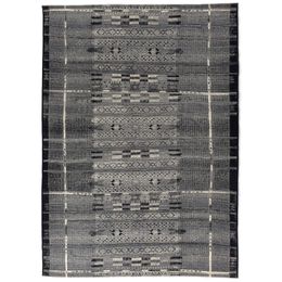 Teppich, B:120cm H:5mm L:180cm, grau, Kunstfaser, Polyester, Polypropylen, Wohnzimmer, Teppiche