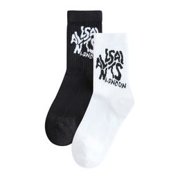 Smallsaints Socken Jungen Gr&ouml;&szlig;e 37/40 schwarz / wei&szlig;