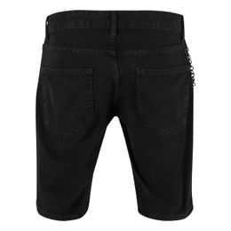 2Y Premium Herren Shorts "2Y Premium Herren 2Y Jeans Shorts"schwarz, Gr. 33, unifarben, 97% Baumwolle, 3% Elasthan, Hosen
