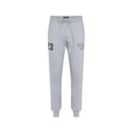 Sporthose VINSON "VINSON Sweatpant VMRio", Herren, Gr. L, Normalgr&ouml;&szlig;en, grau melange, Obermaterial: 80% Baumwolle, 20% Polyester, Hosen Sporthose