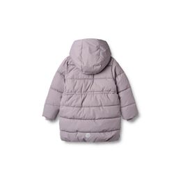 Wheat M&auml;dchen Winterjacke "Wheat Puffer Coat Yrsa"schwarz lavender, Gr. 110, mehrfarbig, 100% Polyester, Jacken, atmungsaktiv