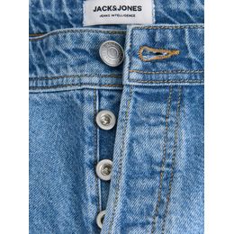 Jack & Jones JACK & JONES Herren Relax-fit-Jeans "JJIEDDIE mit hoher Taille und lockerer Passform"blau used, Gr. 34, leichte Abriebeffekte, Denim/Jeans,