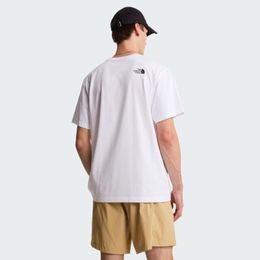 The North Face Herren T-Shirt "M MOUNTAIN LOGO RELAXED SHORT SLEEVE TEE-GRAPHIC", wei&szlig;, Gr. XXL, Obermaterial: 100% Baumwolle, Shirts, lockere