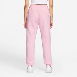 Nike Sportswear Damen Sporthose "W NSW PHNX FLC MR PANT STD", rosa, Gr. L, Obermaterial: 80% Baumwolle, 20% Polyester, Hosen, mit angerautem Fleece,