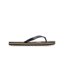 Quiksilver Herren Sandale "Molokai Stripe", Gr. 12, gr&uuml;n, Obermaterial: 100% Synthetik, Futter: 100% Synthetik, Laufsohle: 100% Schwammgummi., Schuhe