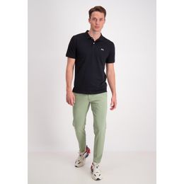 LINDBERGH Herren Poloshirt "Poloshirt Relaxed Fit", schwarz, Gr. S, unifarben, Obermaterial: 95% Baumwolle, 5% Elasthan, Shirts