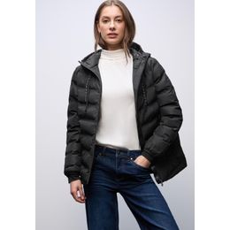 Street One Damen Steppjacke, schwarz, Gr. 46, unifarben, Stoff, Obermaterial: 100% Polyester. Futter: 100% Nylon. F&uuml;llung: 100% Polyester, Jacken,