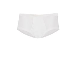 TRIGEMA Herren Slip "TRIGEMA Kurz-Slip Doppelpack", Gr. 8, wei&szlig;, 100% Baumwolle (Bio-Baumwolle kbA), Unterhosen