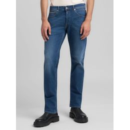 Replay Herren Straight-Jeans "GROVER", blau, Gr. 36, Denim/Jeans, Obermaterial: 99% Baumwolle, 1% Elasthan, Jeans, in vielen verschiedenen