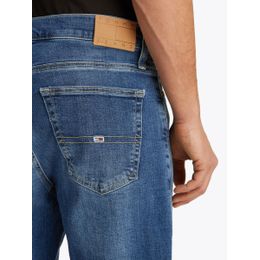 Tommy Jeans Herren Straight-Jeans "Ryan Regular Slim Straight", blau, Gr. 36, Denim/Jeans, Obermaterial: 99% Baumwolle, 1% Elasthan, Jeans