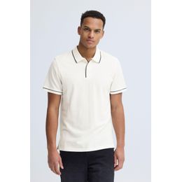 Poloshirt Blend "BHElwood", Herren, Gr. M, snow wei&szlig;, Piqu&eacute;, 100% Baumwolle, unifarben, Basic, normal normal, ohne Ausschnitt, gerader Abschluss, Shirts, Klassische Polo-Hemd mit Knopf-Verschluss