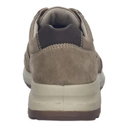 Josef Seibel Herren Schn&uuml;rschuh "Marley 51", Gr. 45, beige, Nubukleder, Veloursleder, Schuhe, Sneaker, Komfortschuh mit Wechselfu&szlig;bett, Weite G