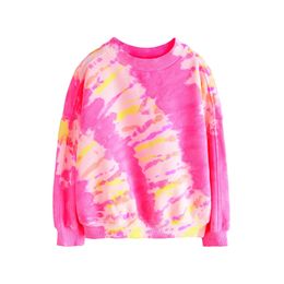 next Sweatshirt M&auml;dchen Gr&ouml;&szlig;e 134 gelb / pink / ros&eacute; / hellpink