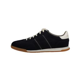 Pius Gabor Herren Sneaker "Pius Gabor Sneaker Veloursleder", Gr. 46schwarz, wei&szlig;, Veloursleder, Schuhe