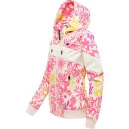 Ragwear Damen Outdoorjacke "Nuggie Block Flower"pink combo26, Gr. S, Au&szlig;enmaterial: 100% Polyester. Innenfutter: 100% Polyester, Jacken, modische