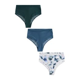next Slip Damen Gr&ouml;&szlig;e XXL saphir / smaragd / dunkelgr&uuml;n / wei&szlig;