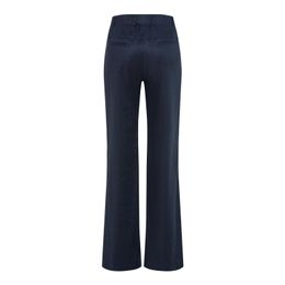 Damen Boyfriend-Hose "Style PAM FLARED", blau, Gr. 24, RAPHAELA BY Brax, Web, 61% Leinen, 18% Viskose, 18% Baumwolle, 3% Elasthan, Hosen