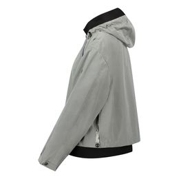 Gil Bret Damen Outdoorjacke, grau, Gr. 42, unifarben, Web, Obermaterial: 100% Polyester, Jacken, mit Kapuze