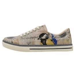 DOGO Damen Sneaker "Classic Schn&uuml;rsneaker Never Ending Story Damen Sneaker, Classic", Gr. 38, bunt, Lederimitat, Schuhe, Handgefertigt