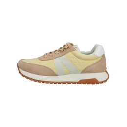 Ara Damen Sneaker "Ara Sneaker Lederimitat/Textil", Gr. 38, beige, Lederimitat, Textil, Schuhe