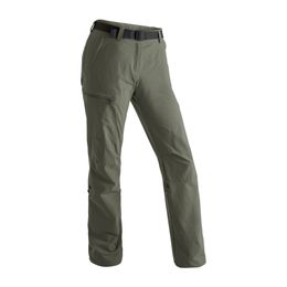 Maier Sports Damen Funktionshose "Lulaka", gr&uuml;n, Gr. 36, 90% Polyamid, 10% Elasthan, Hosen, Damen Wanderhose, atmungsaktive Outdoor-Hose mit Roll up