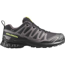 Salomon Herren Trailrunningschuh "XA PRO 3D V9 GORE-TEX", Gr. 46schwarz, schwarz gull gray, acid lime, Synthetik, Textil, Schuhe, wasserdicht