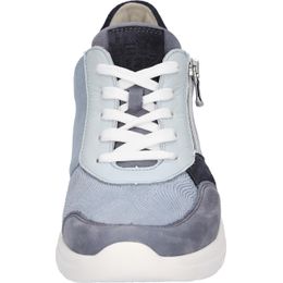 Waldl&auml;ufer WALDL&Auml;UFER Damen Keilsneaker "H-CARLA Soft", Gr. 4,5hellblau, jeansblau, Croslite , Nappaleder, Nubukleder, Textil, Veloursleder, mehrfarbig, Schuhe,