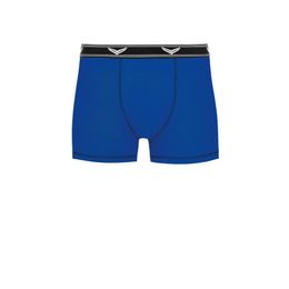TRIGEMA Herren Boxer "TRIGEMA Bequeme Pants mit Webgummibund", Gr. M, blau, 95% Baumwolle, 5% Elastan, Unterhosen