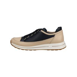 Ara Damen Sneaker "Ara Sneaker Glattleder", Gr. 41,5beige, blau, Glattleder, Schuhe