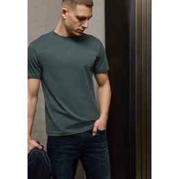 Street One MEN Herren T-Shirtsea gr&uuml;n, Gr. L, unifarben, Web, 100% Baumwolle, Shirts, aus reiner Baumwolle