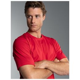 TRIGEMA Herren T-Shirt "TRIGEMA T-Shirt aus 100% Baumwolle", braun, Basic, Gr. S, Single Jersey, 100% Baumwolle, Shirts