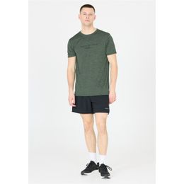 Endurance Herren Funktionsshirt "PORTOFINO", gr&uuml;n, Gr. S, bedruckt, meliert, 100% Polyester, Shirts, mit praktischer Quick Dry-Technologie