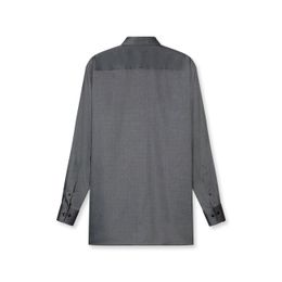 OLYMP Herren Businesshemd "OLYMP Luxor, Comfort Fit - Big, Kent", grau, Gr. 52, 100% Baumwolle, Hemden