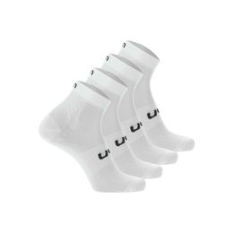 uyn Damen Sneakersocken "Socken 4er Pack", Gr. 35, wei&szlig;, Obermaterial: 50% Polyester PES. 46% Polyamid PA. 4% Elasthan EL., Socken