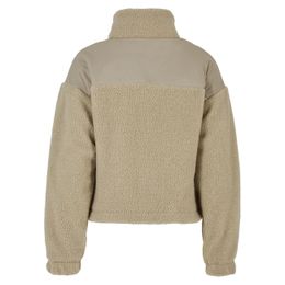 Urban Classics Damen Winterjacke "Urban Classics Damen Ladies Sherpa Mix Jacket", beige, Gr. 5XL, unifarben, 100% Polyester, Jacken