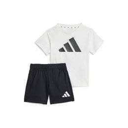 adidas Sportswear Trainingsanzug Jungen Gr&ouml;&szlig;e 92 schwarz / wei&szlig;