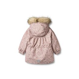 Wheat M&auml;dchen Parka "Wheat Jacket Mathilde"rose dust flowers, Gr. 80, unifarben, 100% Nylon, Jacken, winddicht