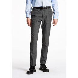 LINDBERGH Herren Anzughose "Anzughose Slim Fit", grau, Gr. 56, Obermaterial: 52% Wolle, 45% Polyester, 2% Elasthan, 1% sonstige Fasern, Hosen