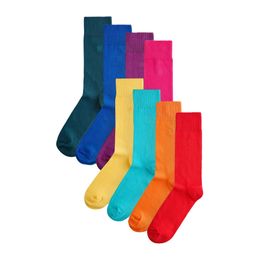 next Socken Herren Gr&ouml;&szlig;e 46/49 blau / aqua / gelb / tanne / lila / orange / pink / rot
