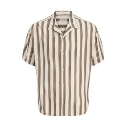 Jack & Jones Jack & Jones Hemd 'JJEJeff' Herren Gr&ouml;&szlig;e L creme / braun / schwarz