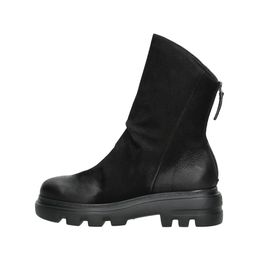 Paul Green Damen Stiefelette "Paul Green Stiefelette Nubukleder", Gr. 38,5, schwarz, Nubukleder, Schuhe