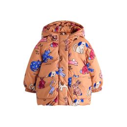 next Jacke M&auml;dchen Gr&ouml;&szlig;e 116 blau / rostbraun / rosa / wei&szlig;