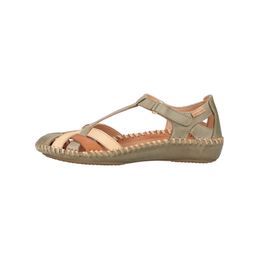 Pikolinos Damen Riemchensandale "Pikolinos Sandalen Leder", Gr. 37, gr&uuml;n, Leder, Schuhe