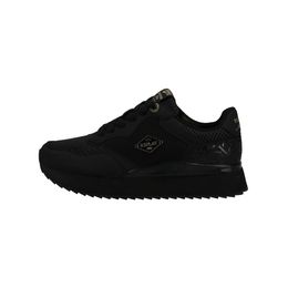 Replay Damen Sneaker "Replay Sneaker Lederimitat", Gr. 37schwarz, schwarz, Lederimitat, Schuhe