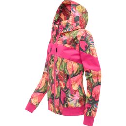 Ragwear Damen Outdoorjacke "Nuggie Block Flower"multi combo26, Gr. M, Au&szlig;enmaterial: 100% Polyester. Innenfutter: 100% Polyester, Jacken, modische