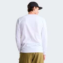 The North Face Herren T-Shirt "M EVOLUTION SIMPLE DOME REGULAR LONG SLE"tnf wei&szlig;, Gr. XXL, Obermaterial: 100% Baumwolle, Shirts, regul&auml;re Passform,