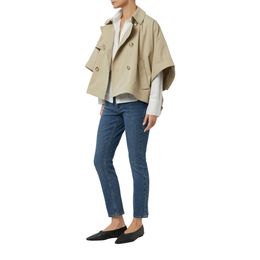 comma, COMMA Damen 5-Pocket-Jeansblau, Gr. 38, unifarben, Denim/Jeans, Obermaterial: 99% Baumwolle, 1% Elasthan, Jeans, mit schmalem Bein und Stretch