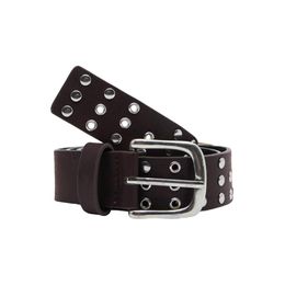 Pull&Bear Pull&bear G&uuml;rtel Damen Gr&ouml;&szlig;e 75 dunkelbraun / silber