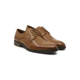 LINDBERGH Herren Schn&uuml;rschuh "Schn&uuml;rschuhe", Gr. 40, braun, Obermaterial: 100% Rindsleder; Futter: 100% Schweinsleder, Schuhe